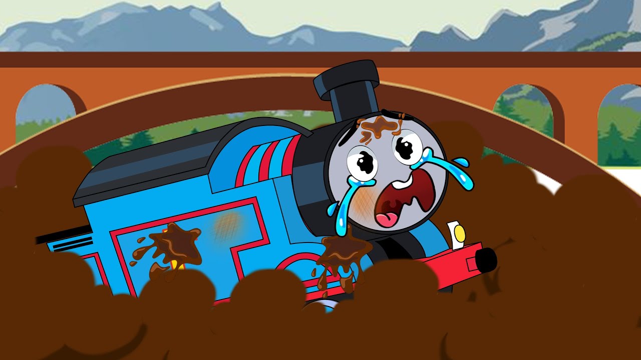 Oh No! Someone Please Rescue Thomas the Train from the Mud! | Thomas ...