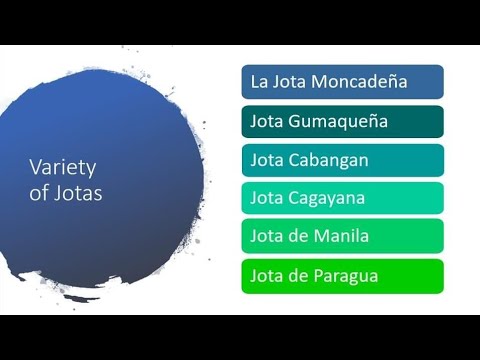 DIFFERENT TYPES OF LA JOTA IN THE PHILIPPINES AND ITS ORIGIN. - YouTube