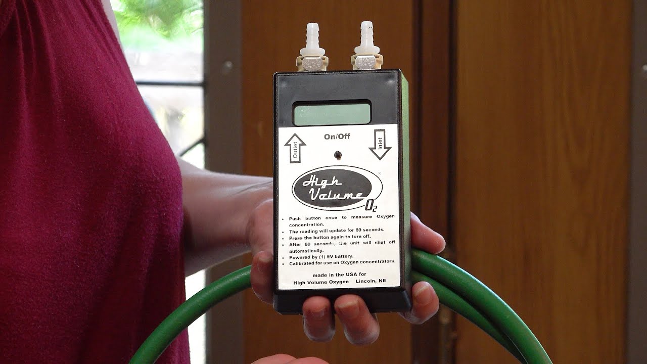 Oxygen Concentrator Purity Testing & Maintenance - YouTube