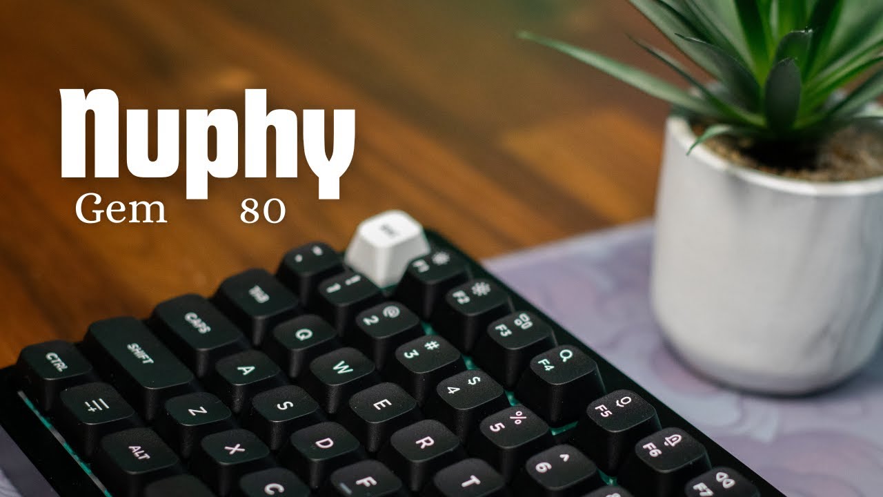 Nuphy’s FIRST Custom Keyboard (and it’s amazing) - YouTube