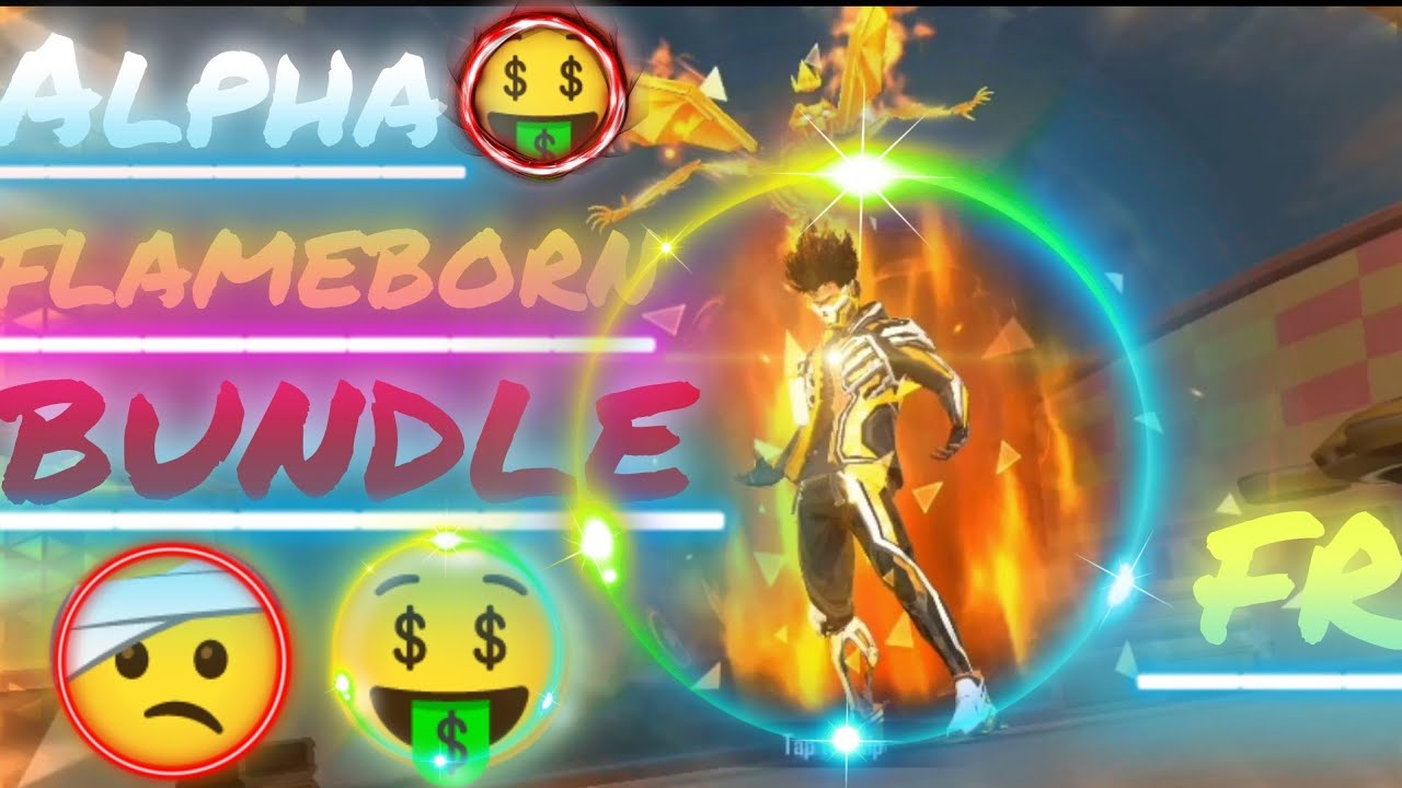alpha flameborn bundle new event only free 😭 ZUNASHA FF YT - YouTube