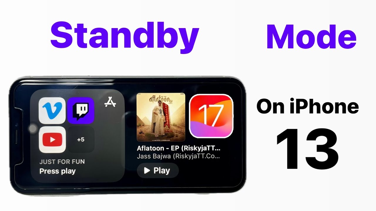 iOS 17 New Standby Mode iPhone 13 - How to Use Standby Mode on iPhone ...