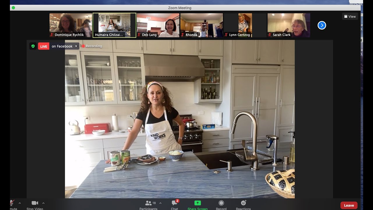 10/25/21 KindSoup: Afghan Edition - Humaira Ghilzai cooks Aush with ...