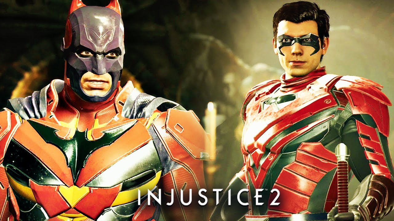 INJUSTICE 2 - Nightwing vs Batman - YouTube