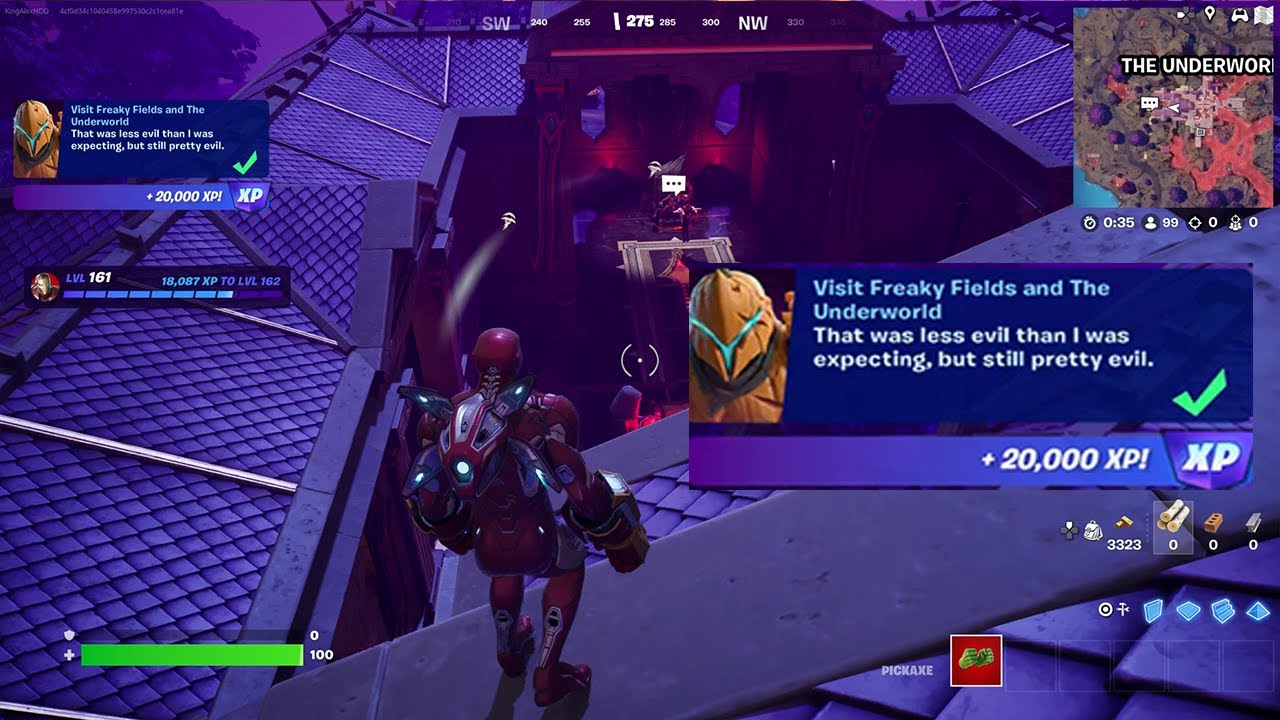 How to EASILY Visit Freaky Fields and The Underworld in Fortnitemare ...