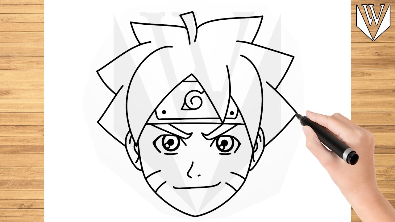 How to draw BORUTO Naruto Step by step Tutorial | Free Download ...