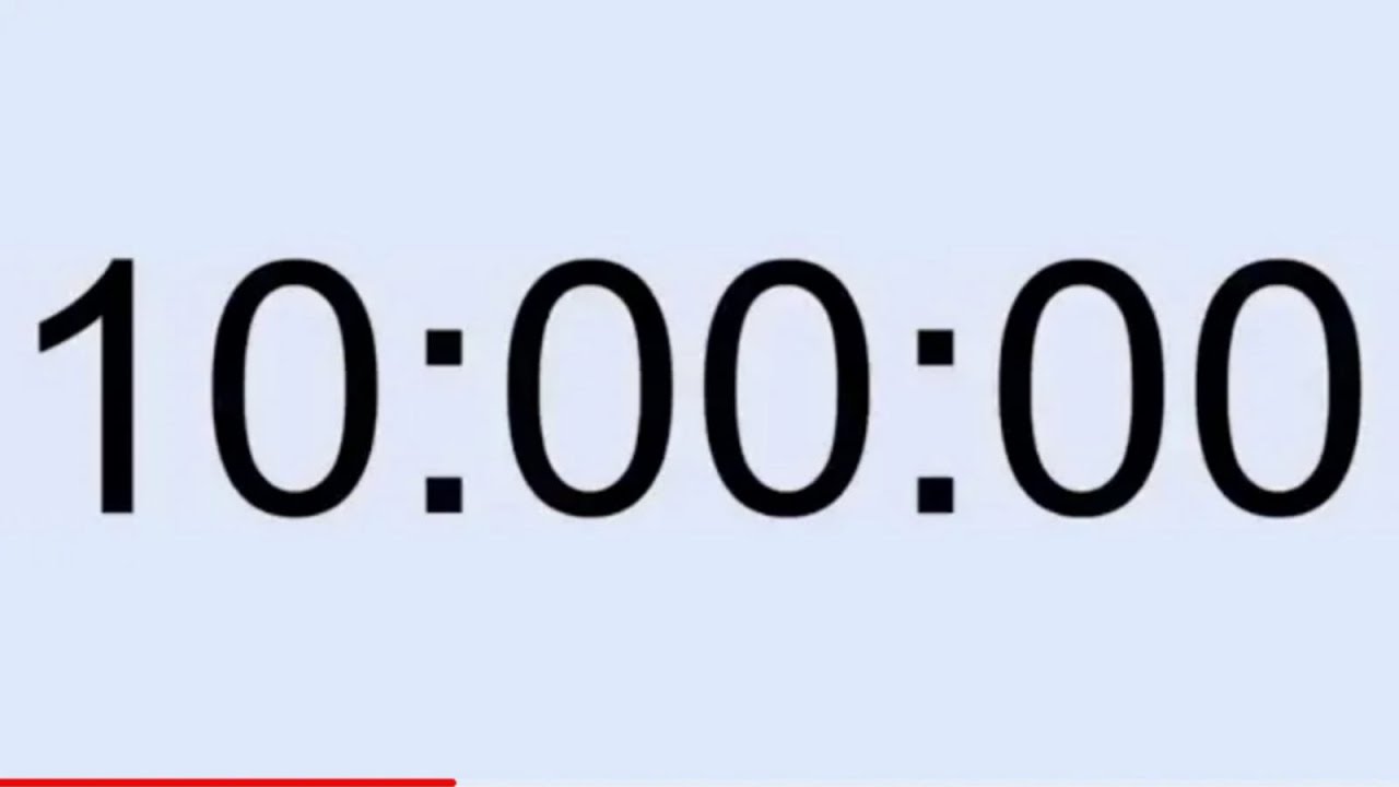 10 Hour Timer | Alarm | COUNTDOWN | Flip Clock Timer | - YouTube