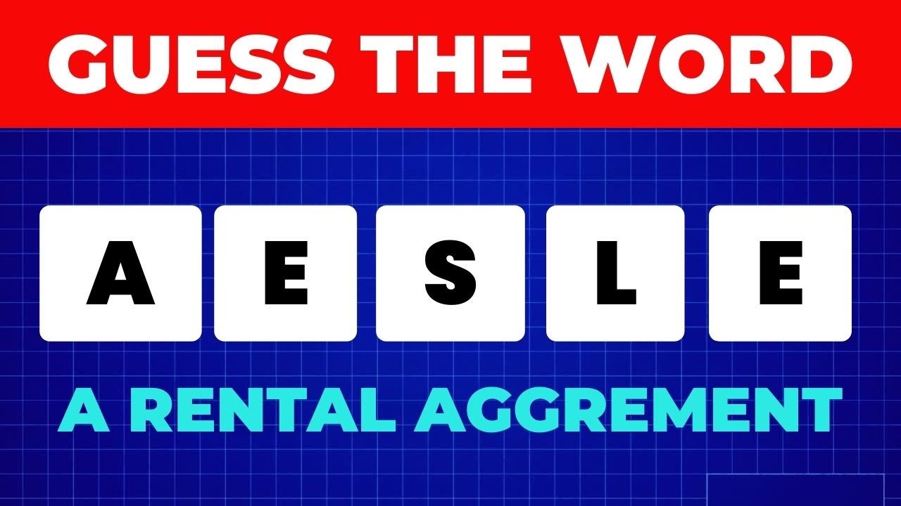 5 Letters Jumbled Words Game - Unjumble These Jumbled Words - YouTube