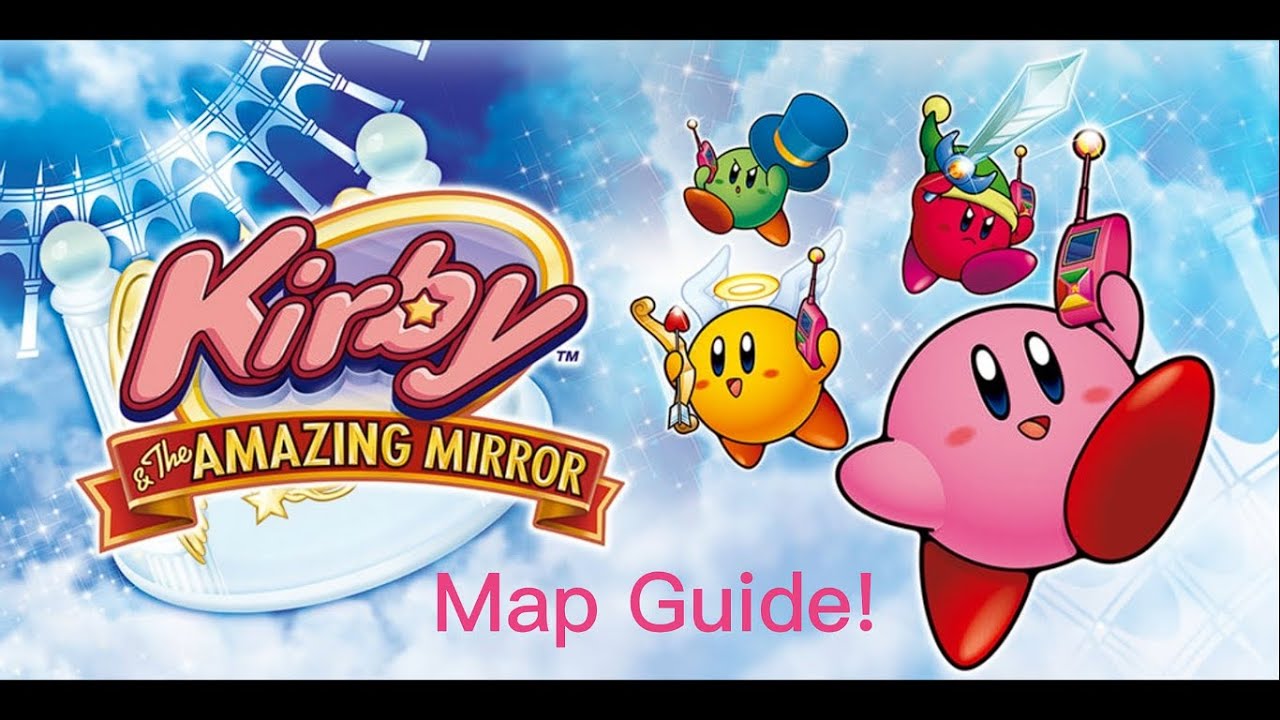 Kirby And The Amazing Mirror - All Area Map Layouts (Guide) - YouTube