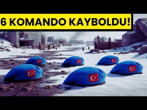 Tunceli'de 6 Komando Bir Anda Kayboldu!