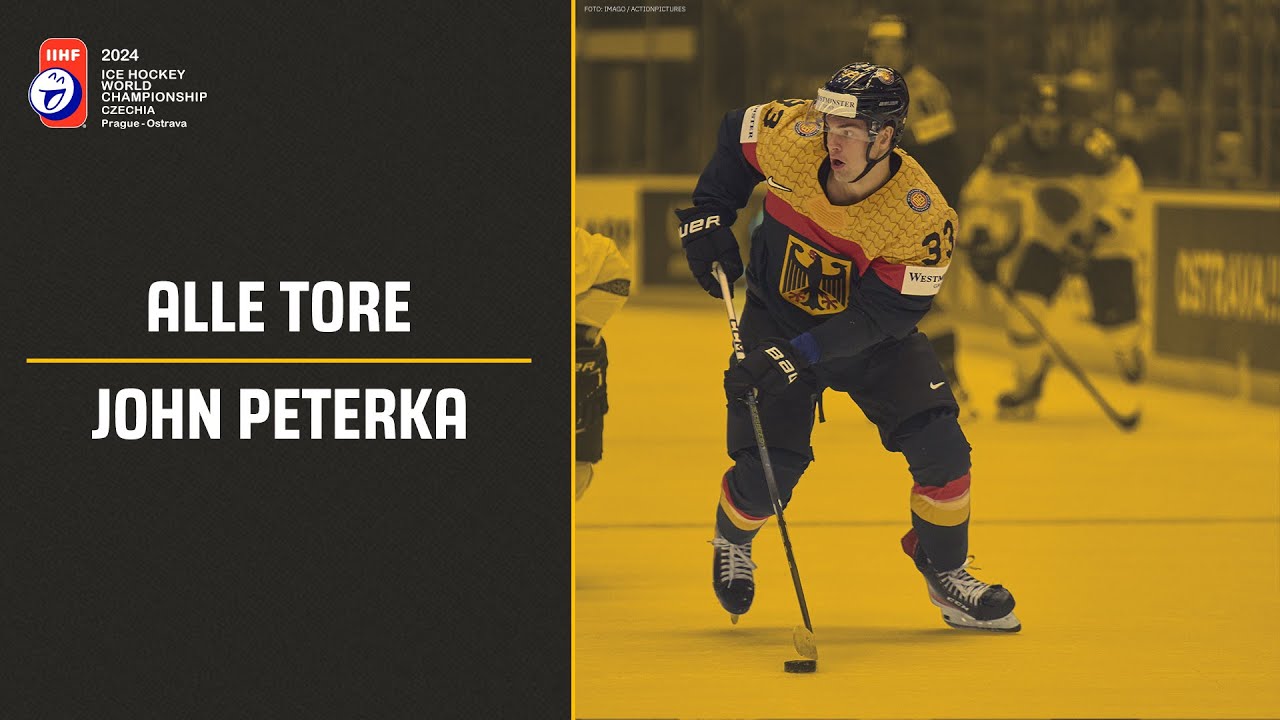 Alle Tore von John Peterka bei der Eishockey-WM! | Highlights ...