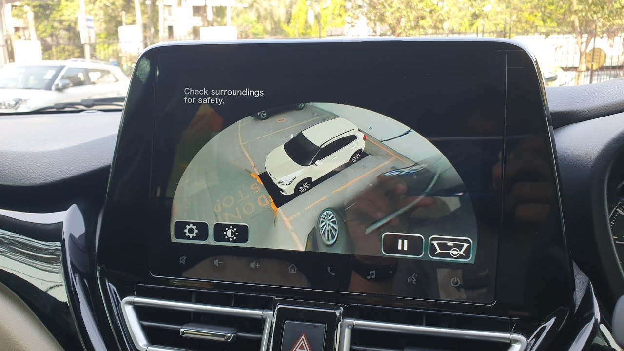 Toyota Glanza 2022 360° Camera| How to use Glanza 360° camera| New ...