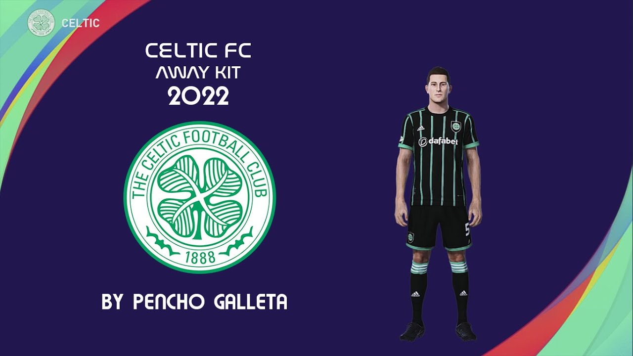 CELTIC FC AWAY KIT 2022 / SCOTTISH PREMIERSHIP/ PES 2021 / PS4 - YouTube
