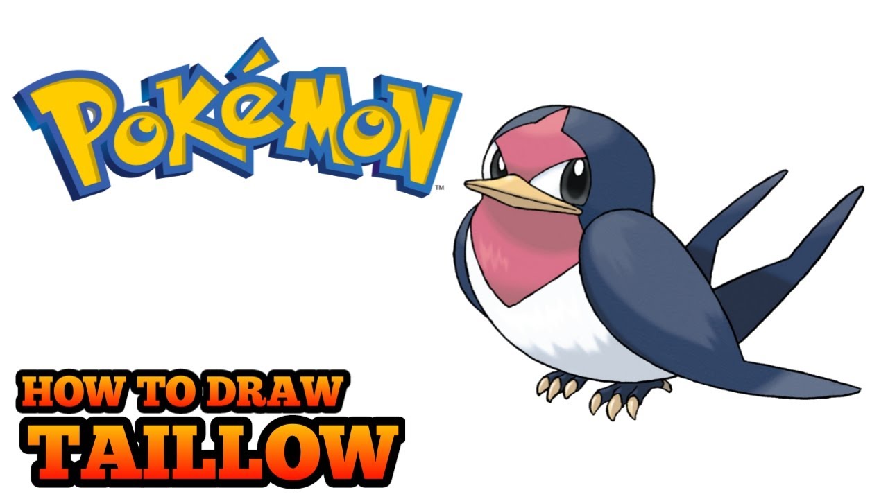How To Draw Pokemon | Taillow - YouTube