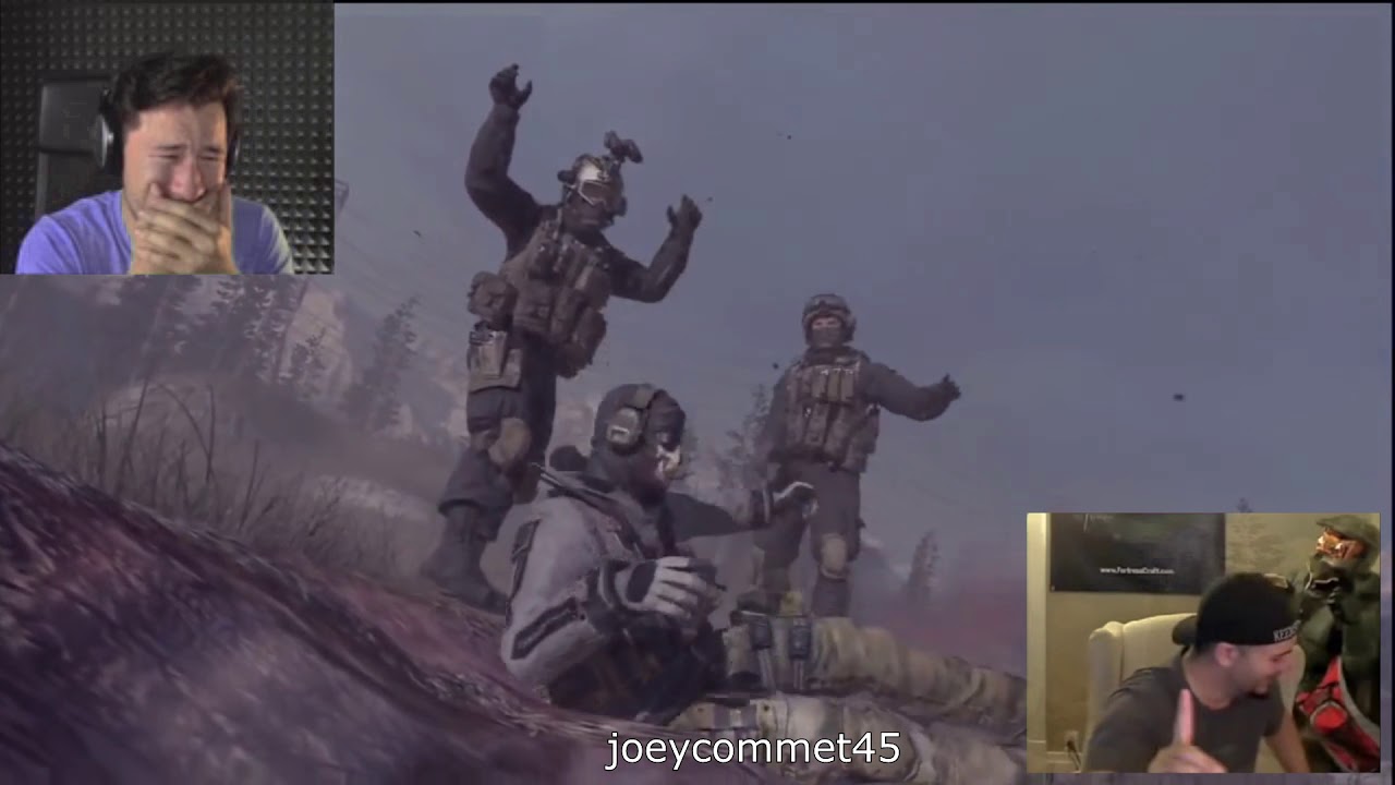 MW2 Shepherd's betrayal but it's a couple of YouTubers crying about it ...