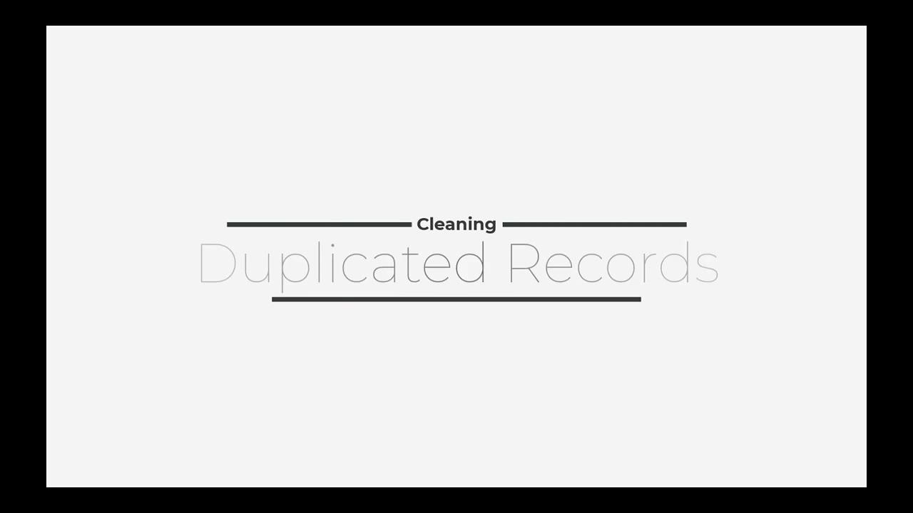 Finding your Jupyter notebook and cleaning data with duplications - YouTube