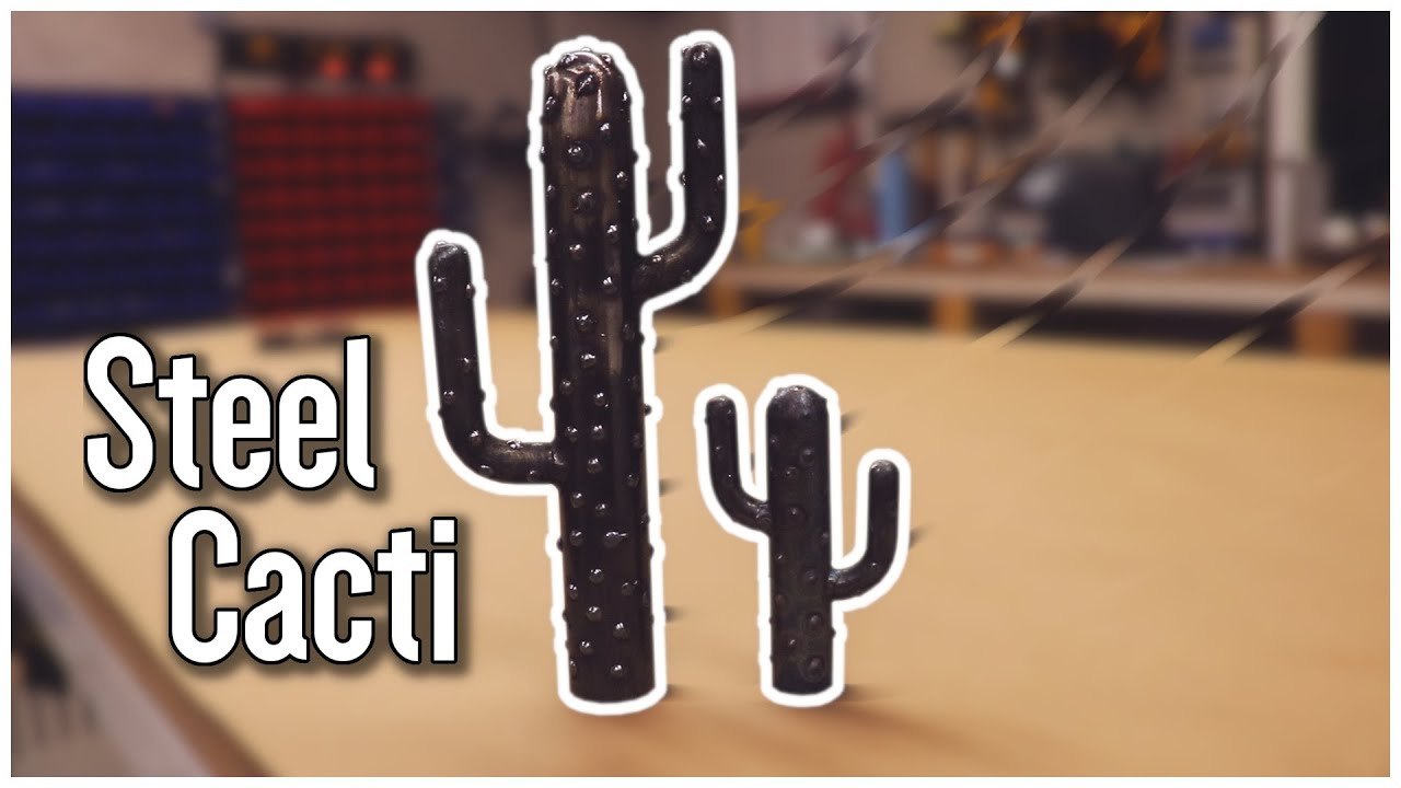 Making a metal cactus | Welding project idea - YouTube
