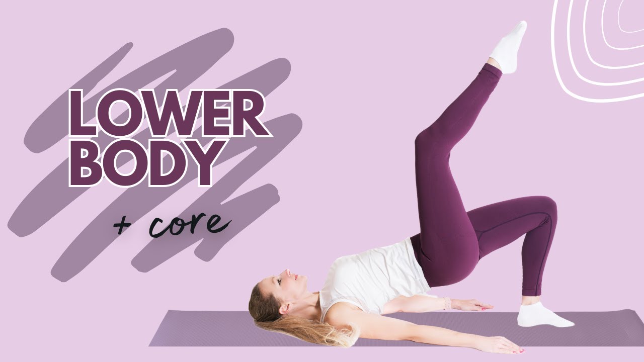 2 in 1 LOWER BODY + CORE - YouTube