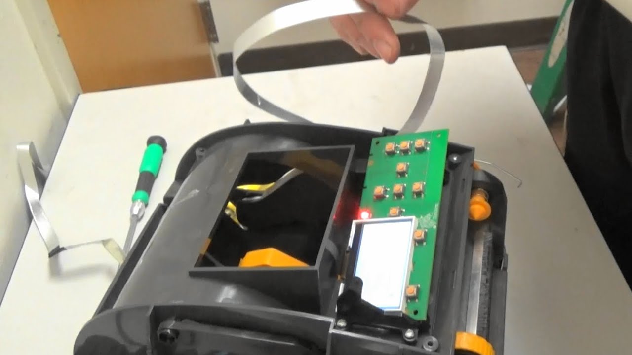 Zebra ZD500 screen flicker repair - YouTube