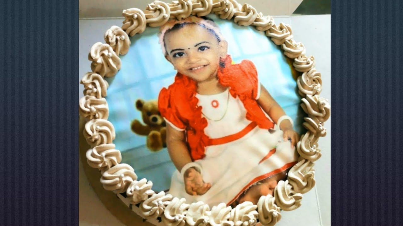 Photo Print Cake/Edible sugar print cake🎂 - YouTube
