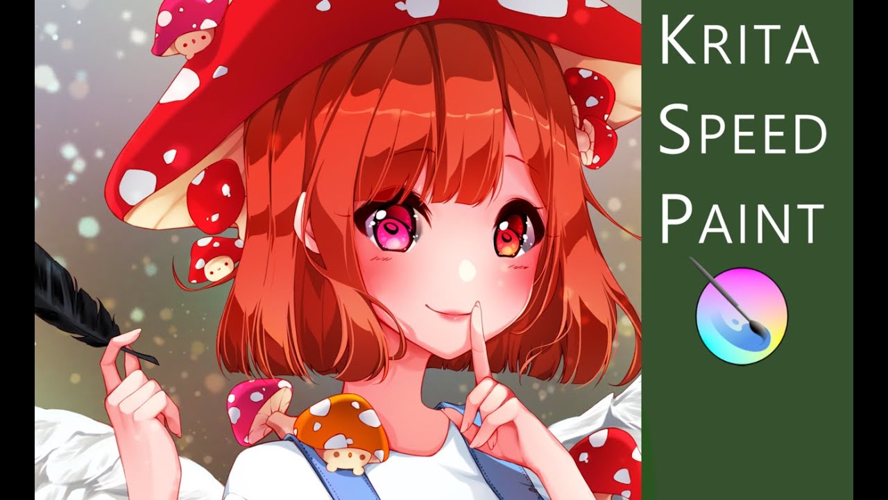 #27 Keep It Secret (Krita Speedpaint/크리타 스피드 페인트 - 우리만의 비밀!) - YouTube