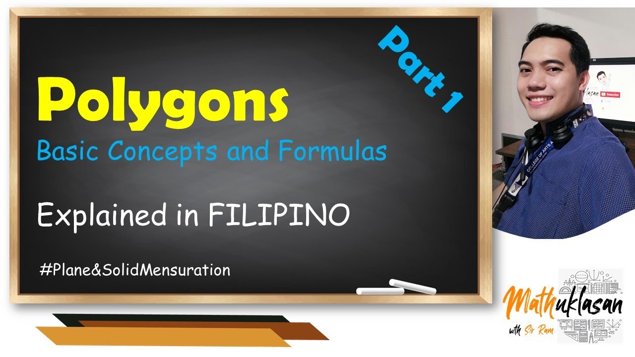 Polygons | Basic Concepts & Formulas || Plane and Solid Mensuration Explained in Filipino - YouTube