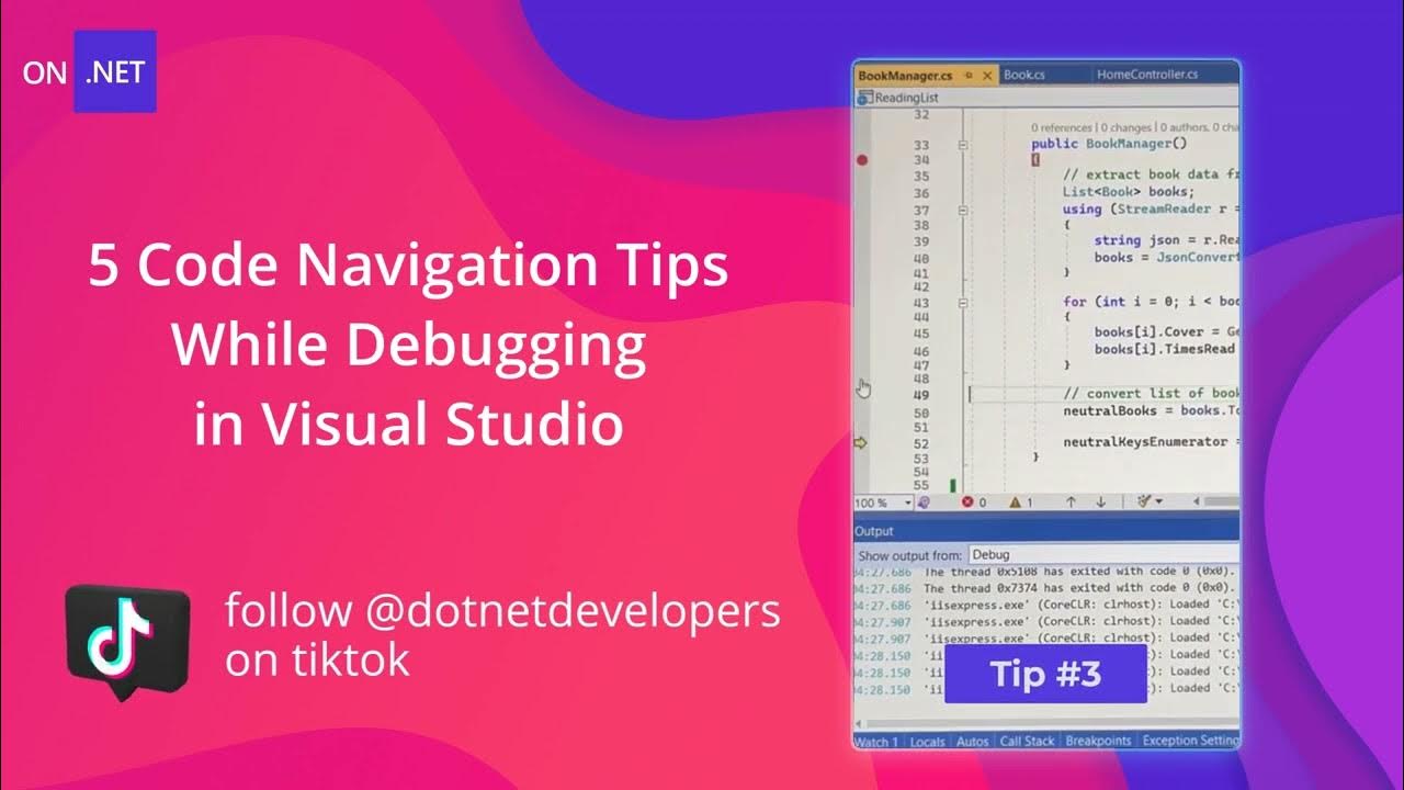 5 Code Navigation Tips While Debugging .NET Apps in Visual Studio - YouTube