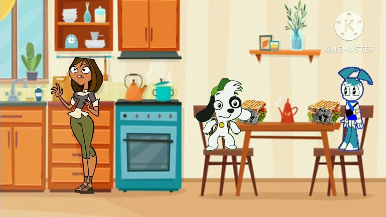 Courtney Chocolate Y Courtney Falsa Le Echan Piedras A La Comida De ...