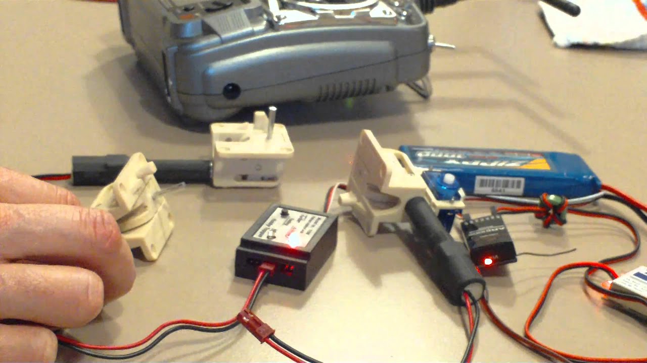 Electric retract gear system testing - YouTube