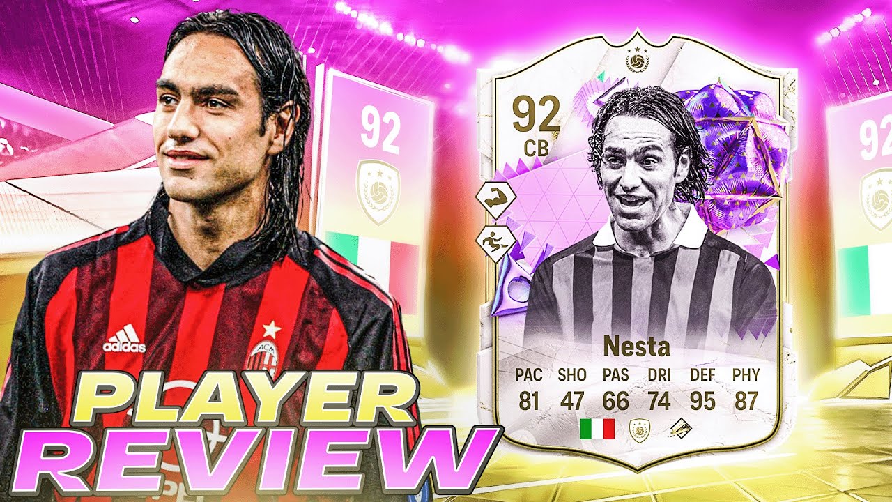 🤔92 ULTIMATE BIRTHDAY ICON NESTA PLAYER REVIEW - EA FC 24 ULTIMATE TEAM ...