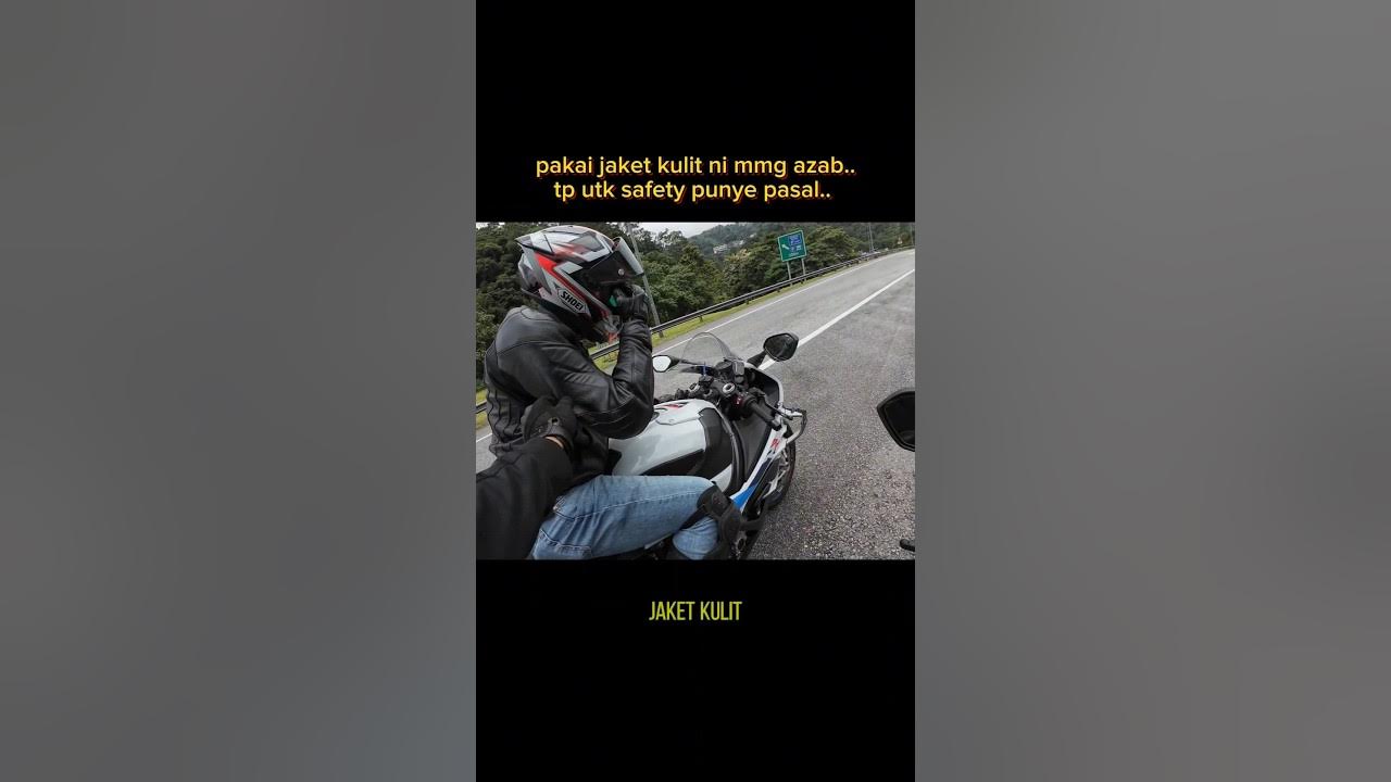 Rizal mcm biase lambat..Jaket kulit atau jaket kain.. asal ade safety rating CE ok kot.. - YouTube