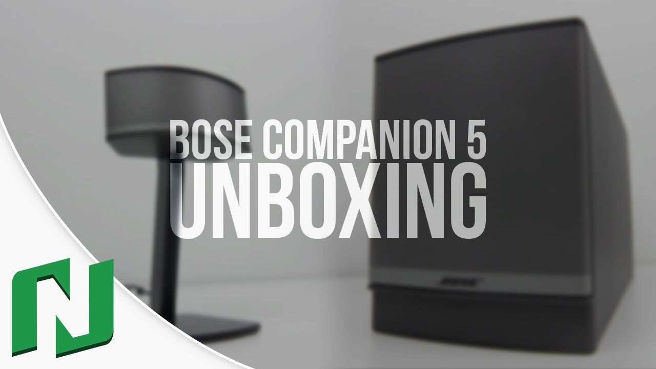 Unboxing: Bose Companion 5 - YouTube