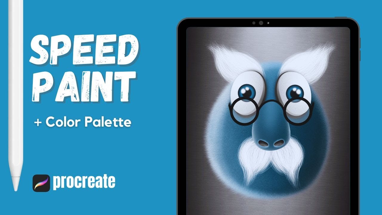 How To Draw A Daddy Monster In Procreate | Procreate Speed Paint - YouTube