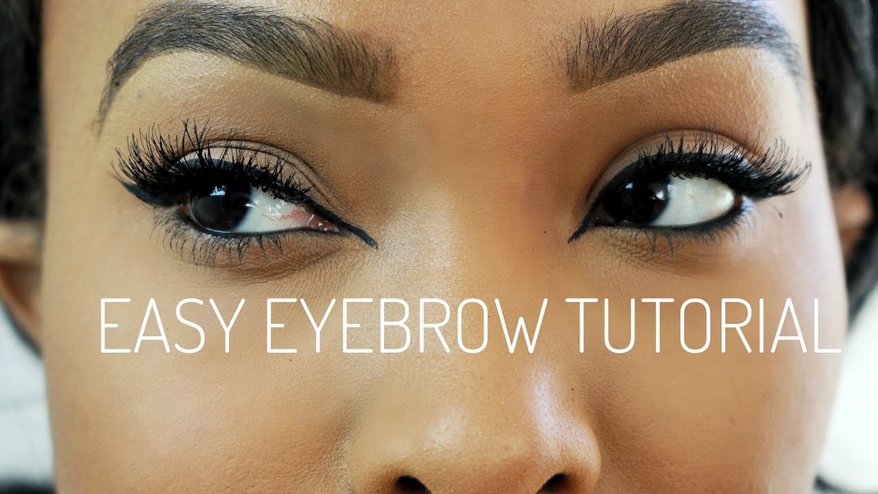 HOW TO: NATURAL BROW TUTORIAL | MSNADEAN - YouTube