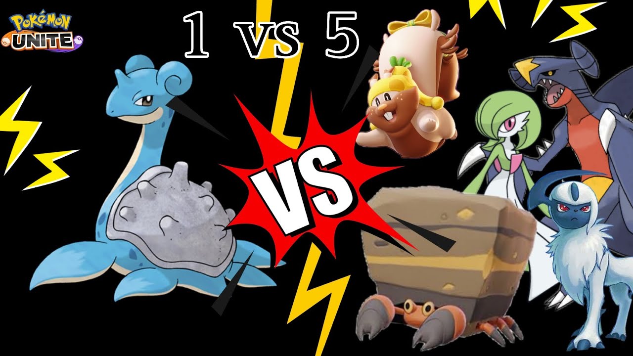 lapras game play 1 VS 5 😵 - YouTube