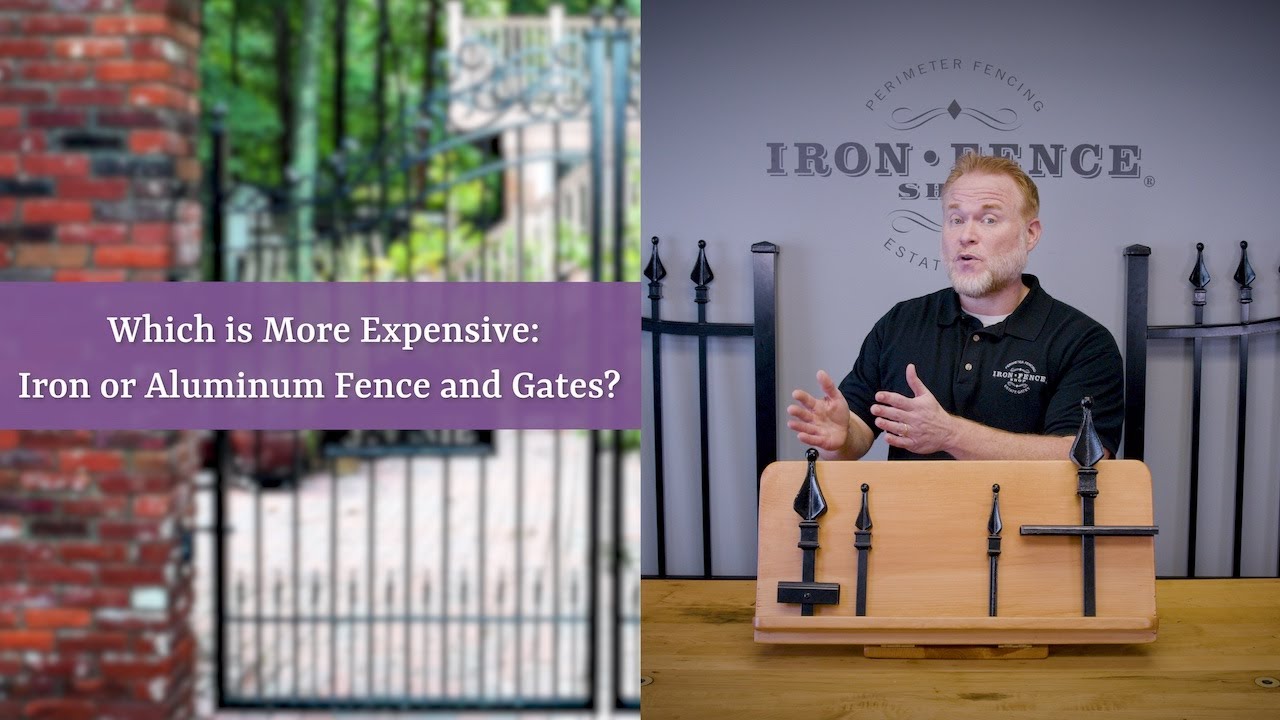 Which is More Expensive: Aluminum or Iron Fence and Gates? - YouTube