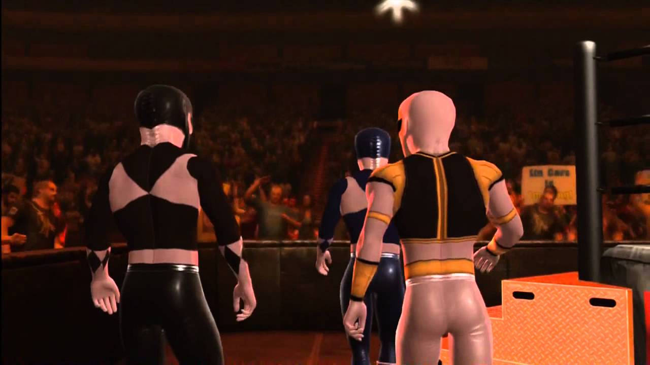WWE '12: Power Rangers Heel Entrance - YouTube