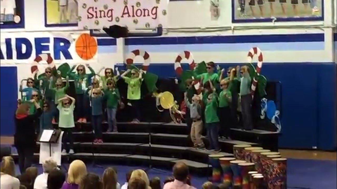 Anderson - 2nd grade sings North Pole Rock and Roll - YouTube