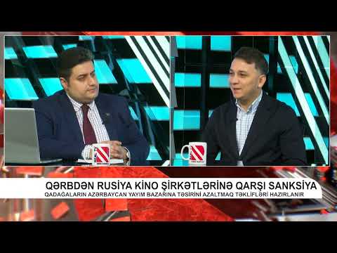 Zaur Darabzadə Real TV-na Qərbdən Rusiya kino şirkətlərinə qarşı sanksiya haqqında müsahibə verdi