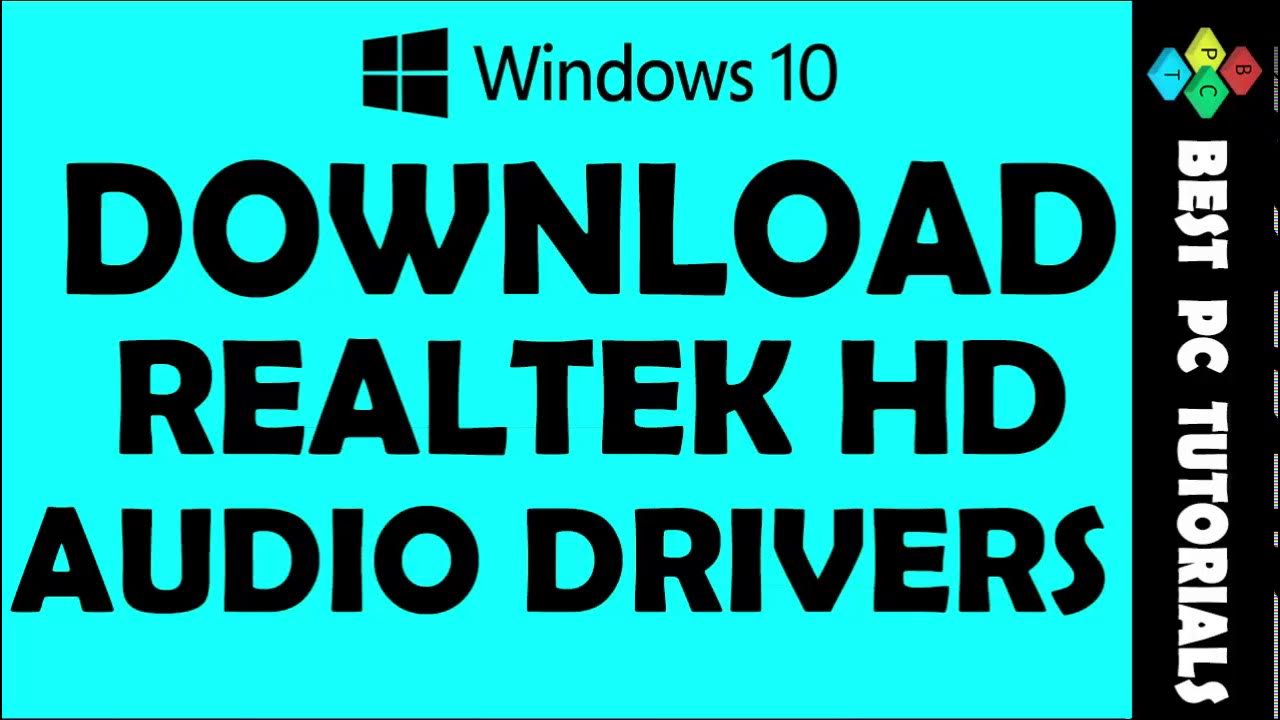 Fix Windows 10 Audio/Sound Problem | Realtek HD Audio Drivers - YouTube