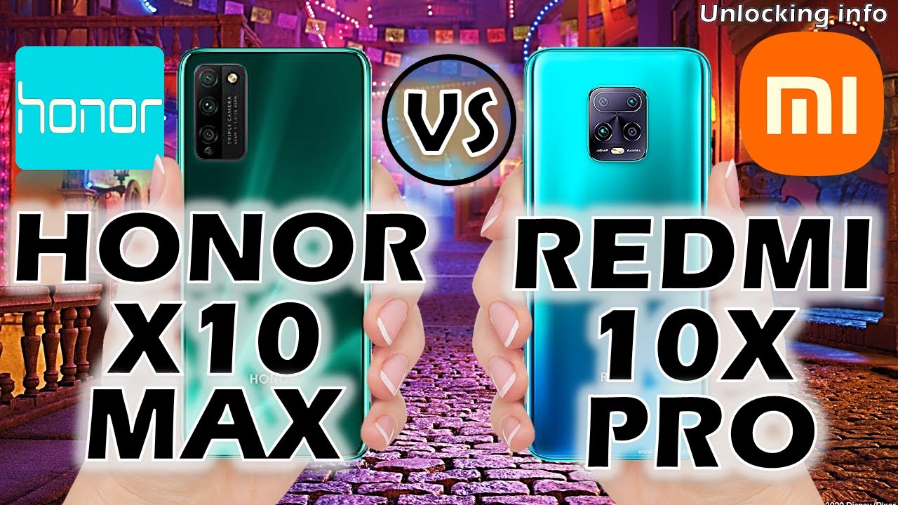 Honor X10 Max vs Redmi 10 X pro - YouTube