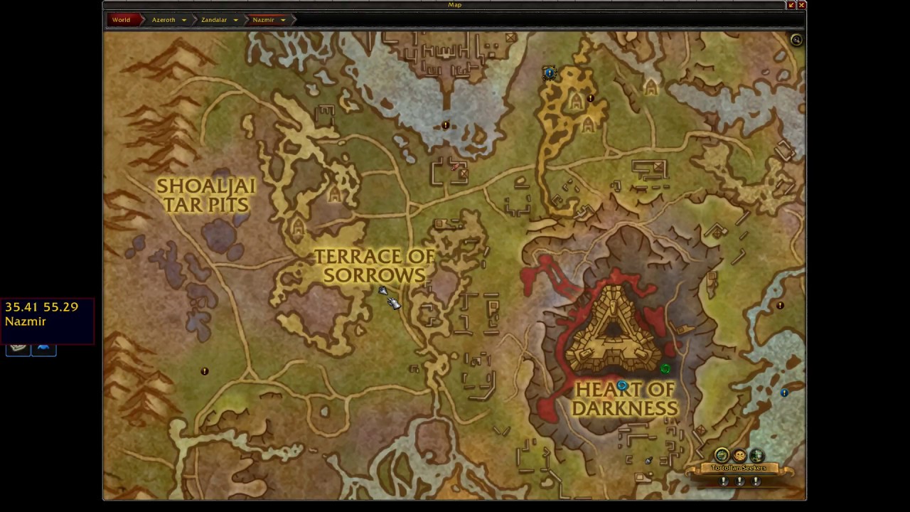 Brutosaur of Nazmir Food Vendor Location WoW Goramor - YouTube