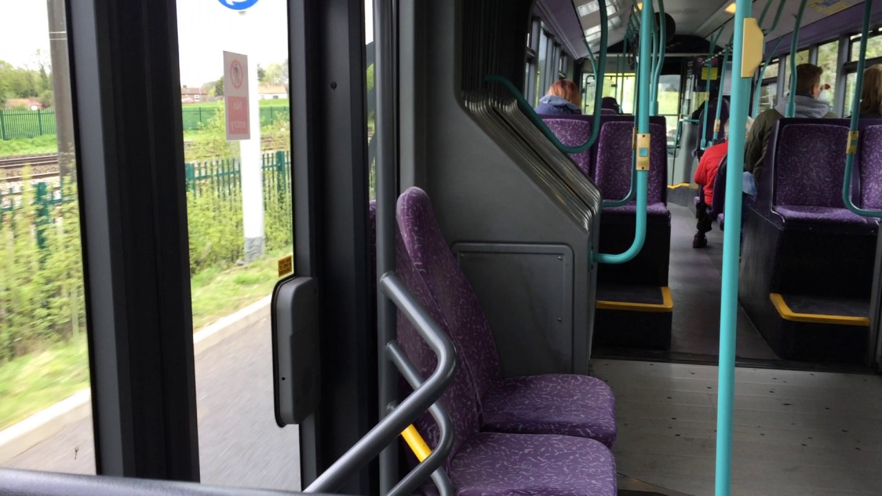 First York Park & Ride 11111 on the route 3 service seen leaving Askham ...