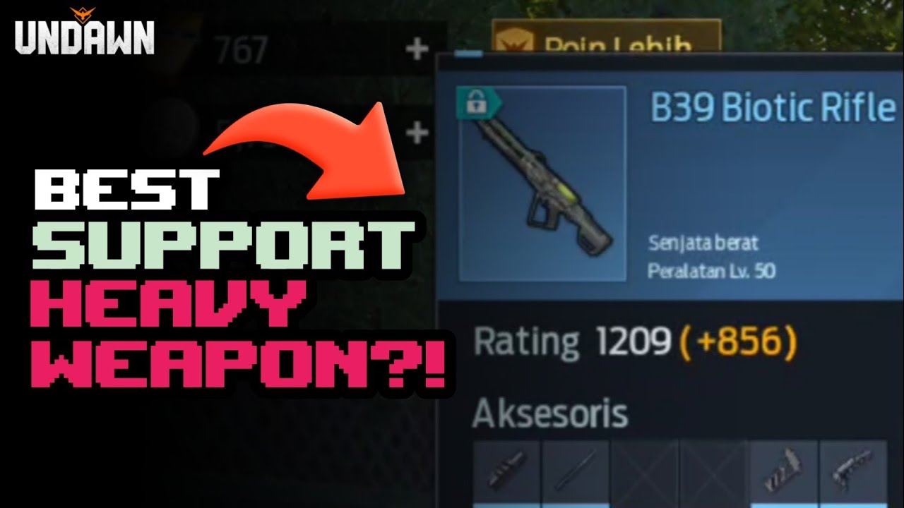 UNDAWN | Review Weapon B39 Biotic Rifle - Heavy Weapon Support Paling ...