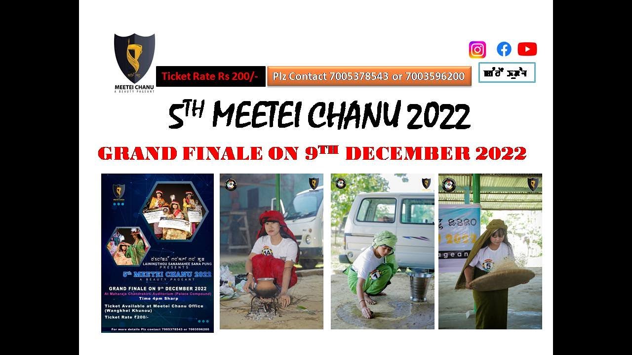 5th Meetei Chanu 2022//A Beauty Pageant//Kanglei Khudol - YouTube