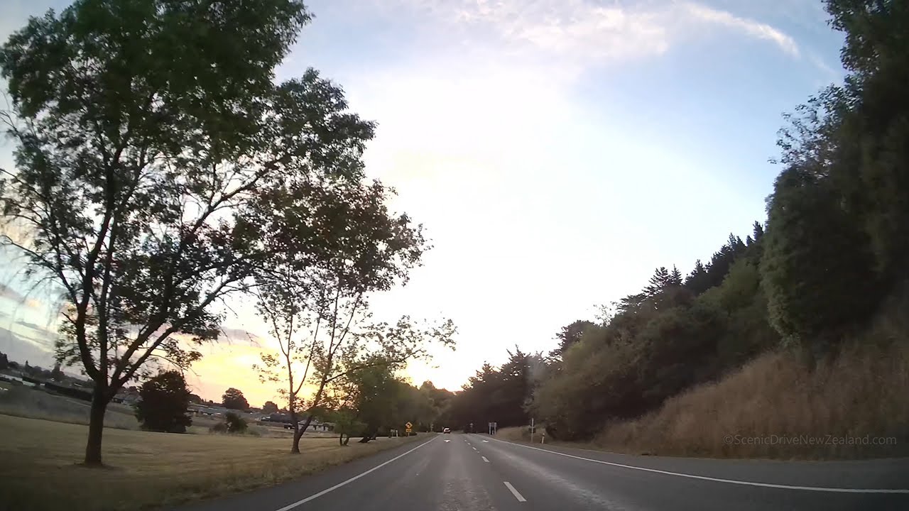 Driving from Mosgiel to Outram - Road trip along SH87 in the Otago ...