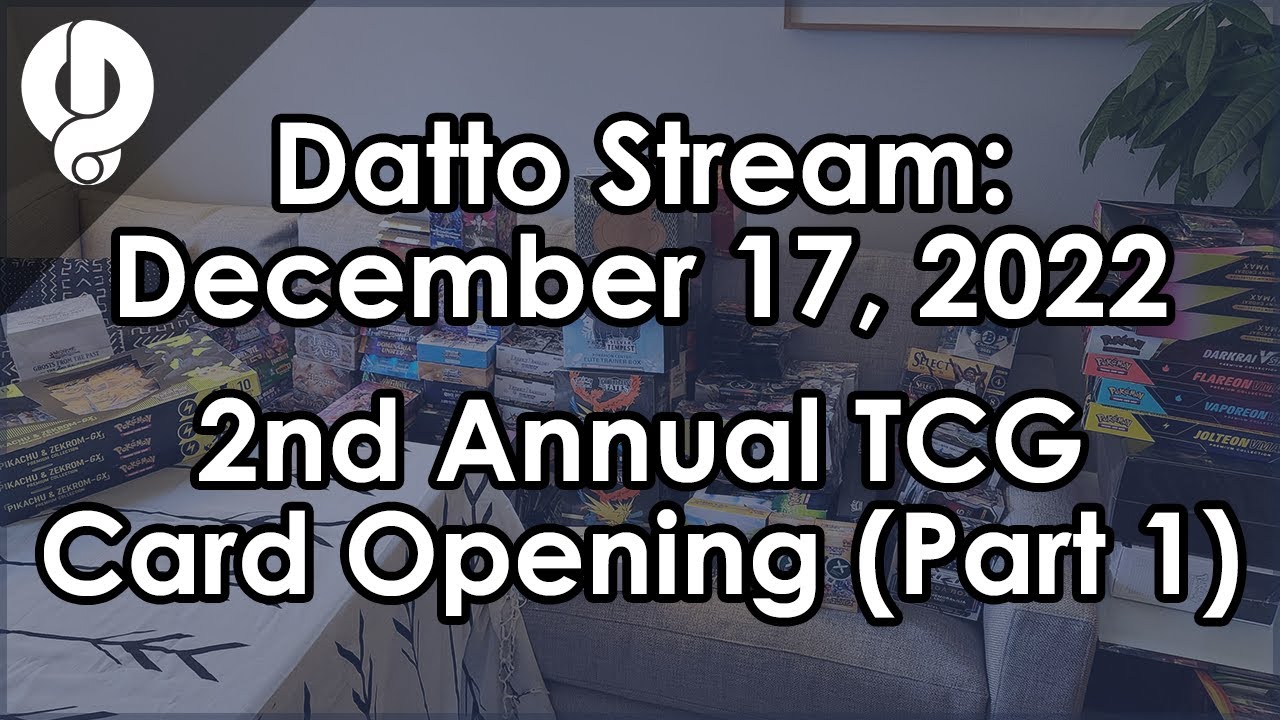 Datto Stream: The 2nd Annual Card Opening Stream (Part 1) - December 17 ...