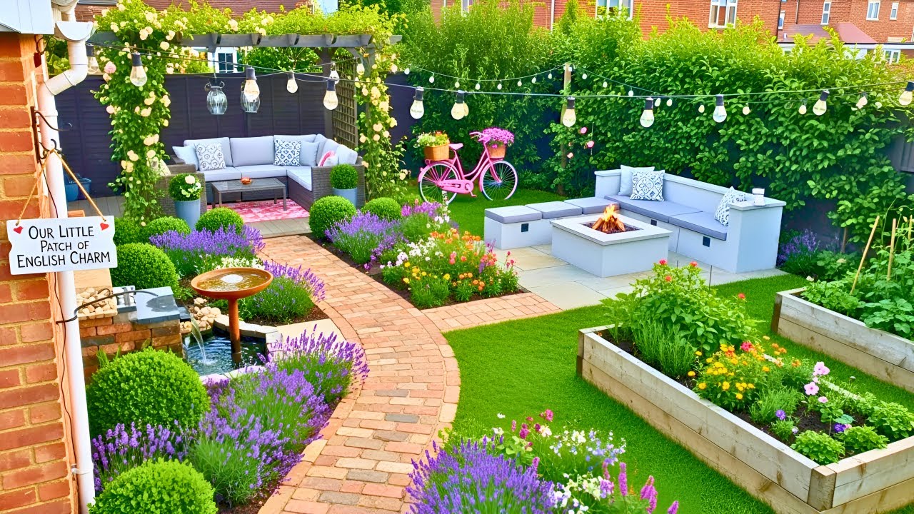 English Garden Backyard Makeover: England-Style Landscaping Ideas ...