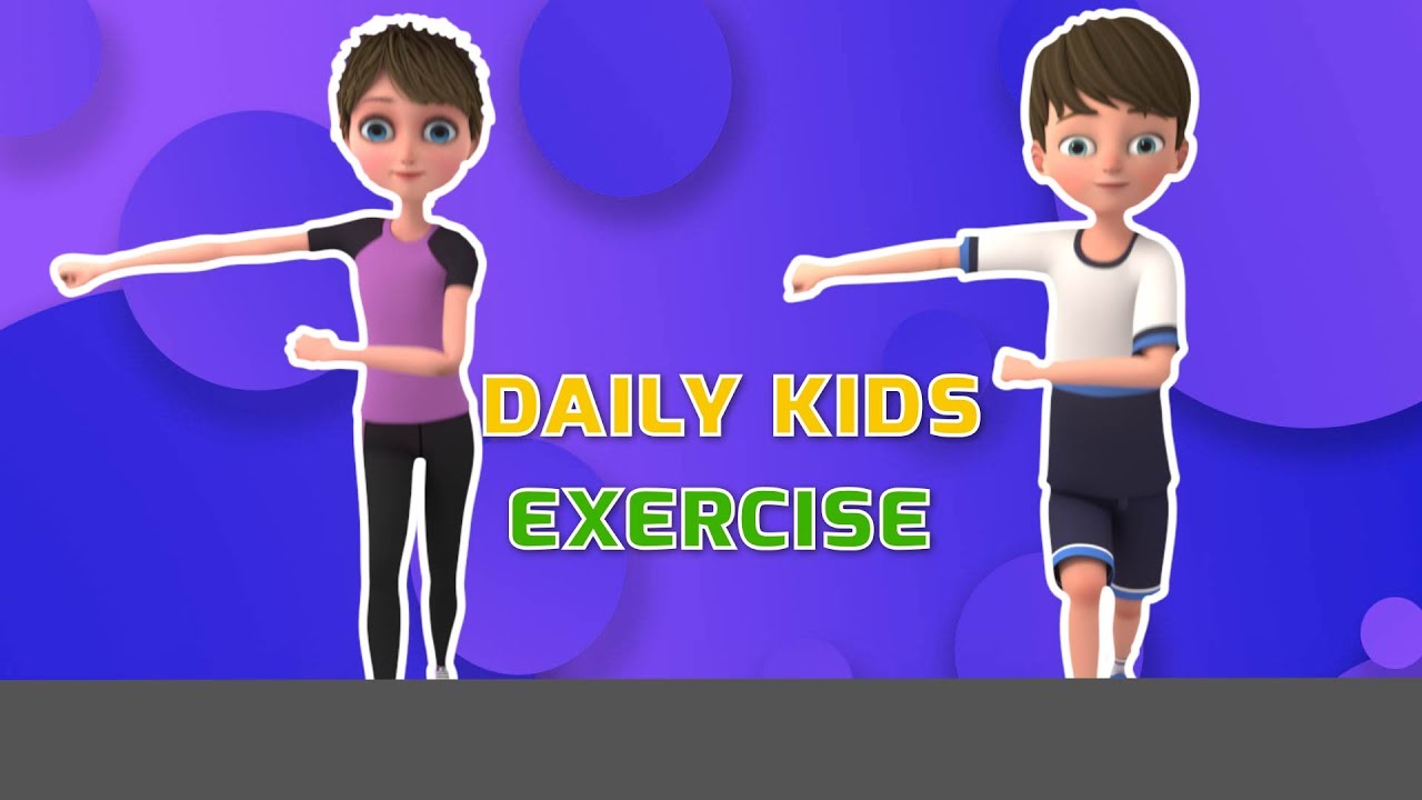 DAILY KIDS EXERCISE - BOOSTING THEIR ENERGY | Kids Exercise - YouTube