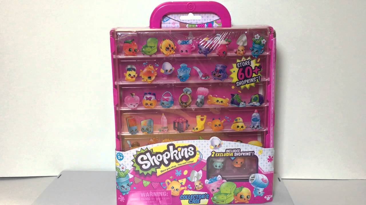 Shopkins Season 4 PINK Version Collector's Case with 2 Exclusives ...